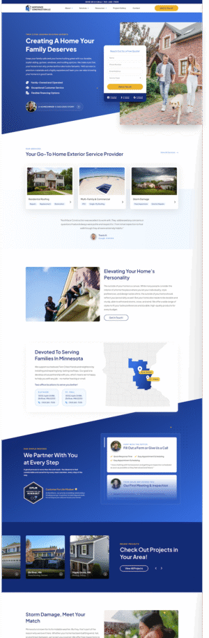 Construction Contractor Website Design (19 Examples)