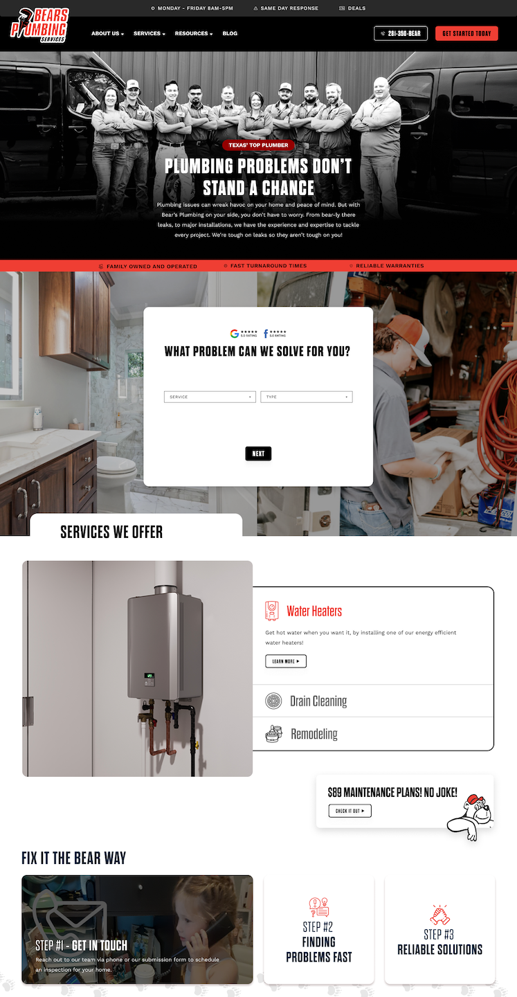 Plumbing Website Design Inspiration 2025 – 9 Gorgeous Examples