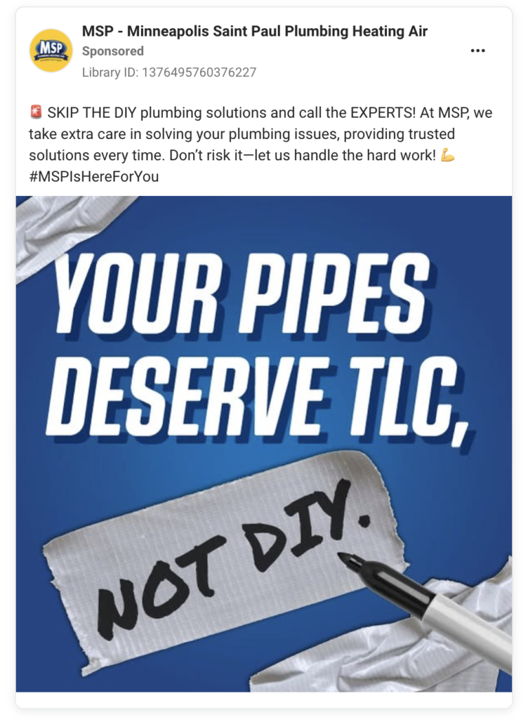 4 Best Facebook Ads For Plumbers | Proven Strategies